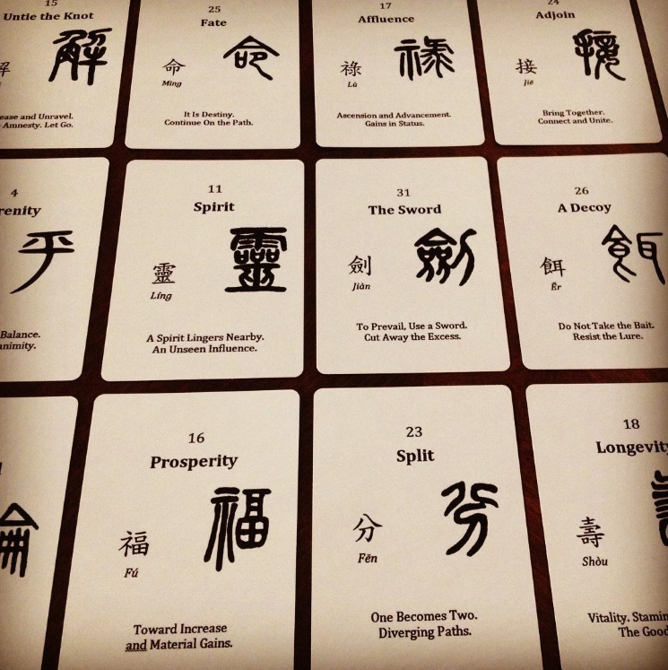 Chinese Oracle Script Divination Cards – benebell wen