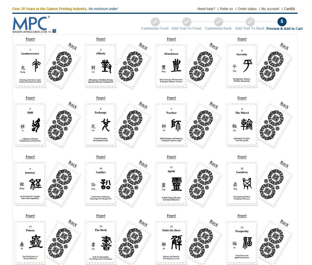 Chinese Oracle Script Divination Cards – benebell wen