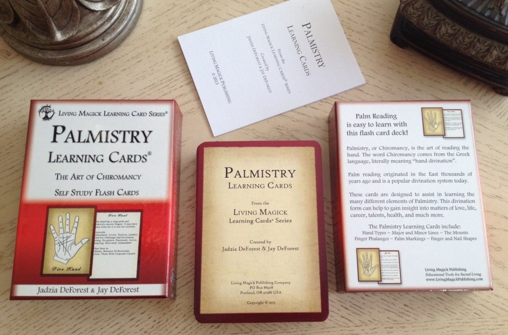Living Magick Learning Cards Series: Palmistry Learning Cards ...