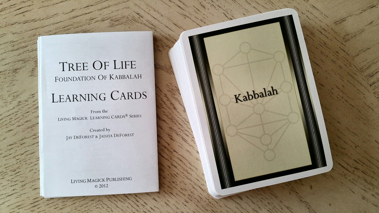 Living Magick Learning Cards Series: Tree of Life Kabbalah – benebell wen