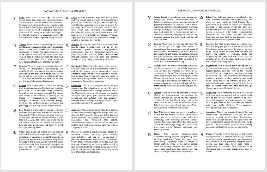 2019 Metaphysician’s and Metaphysical Day Planners – benebell wen