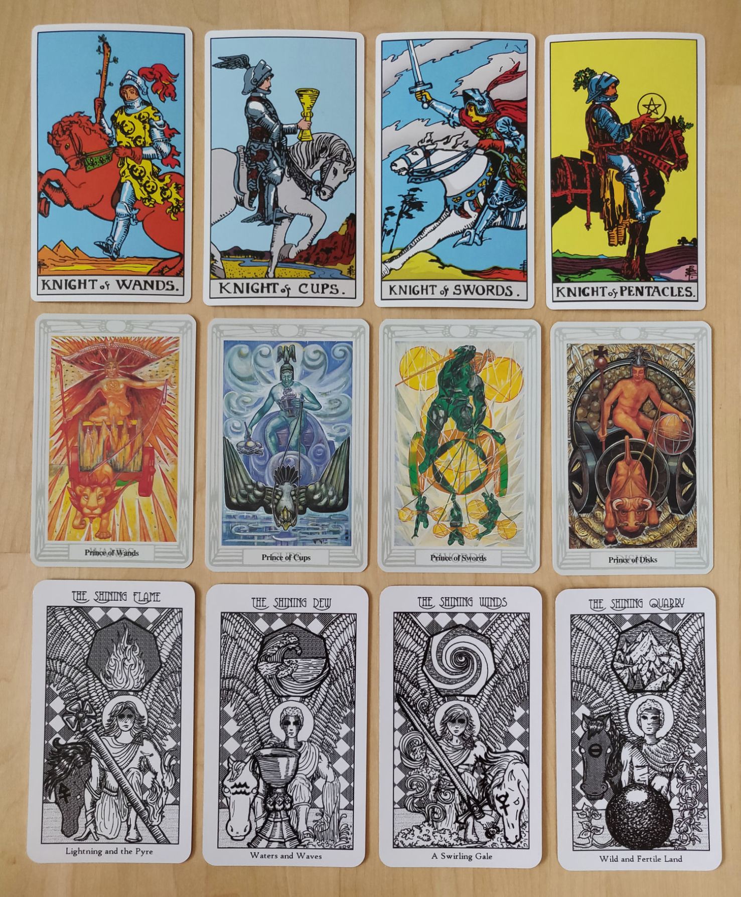 Rider-Waite-Smith (RWS) and Thoth Comparison with Spirit Keeper’s Tarot ...