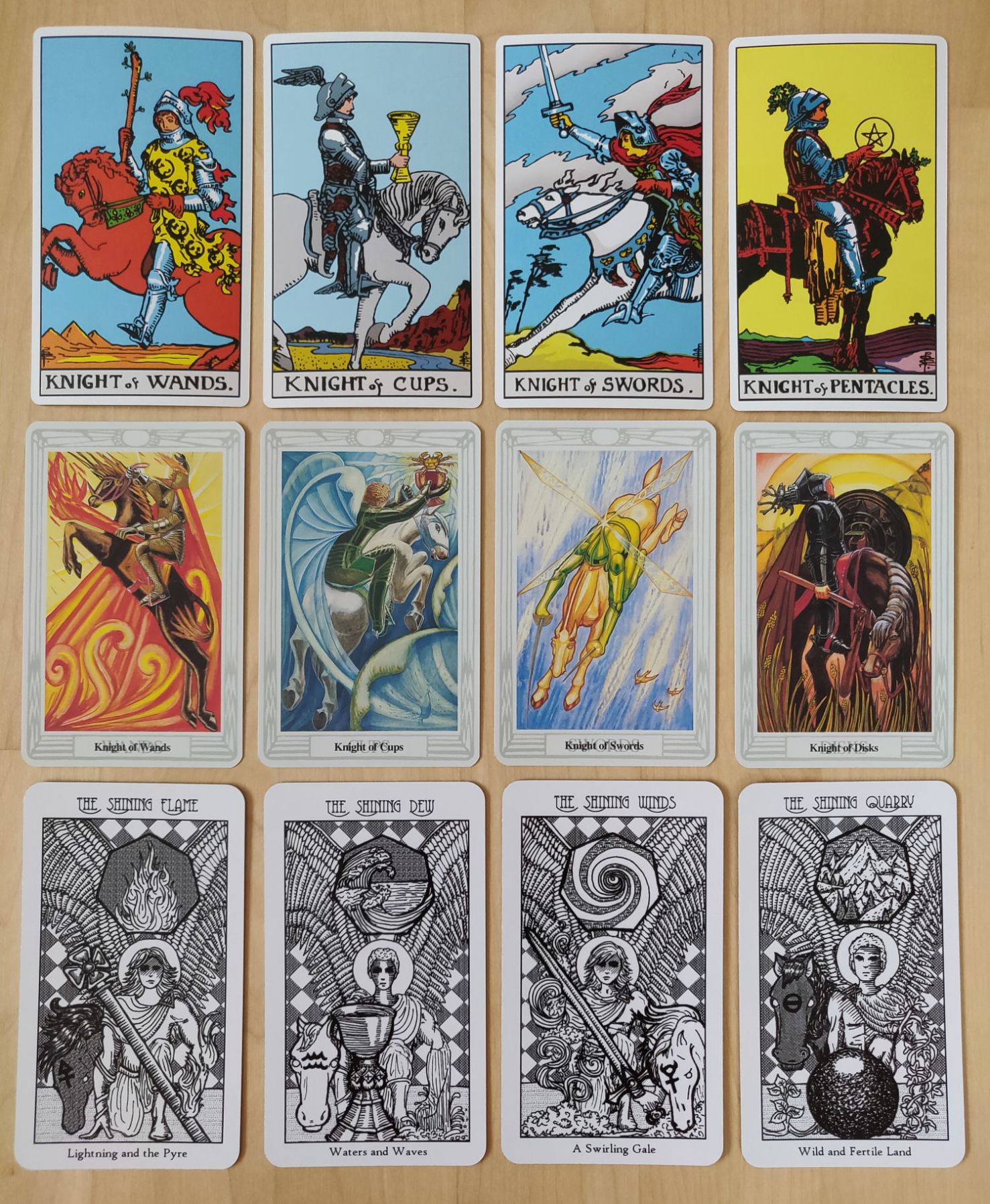 Rider-Waite-Smith (RWS) and Thoth Comparison with Spirit Keeper’s Tarot ...