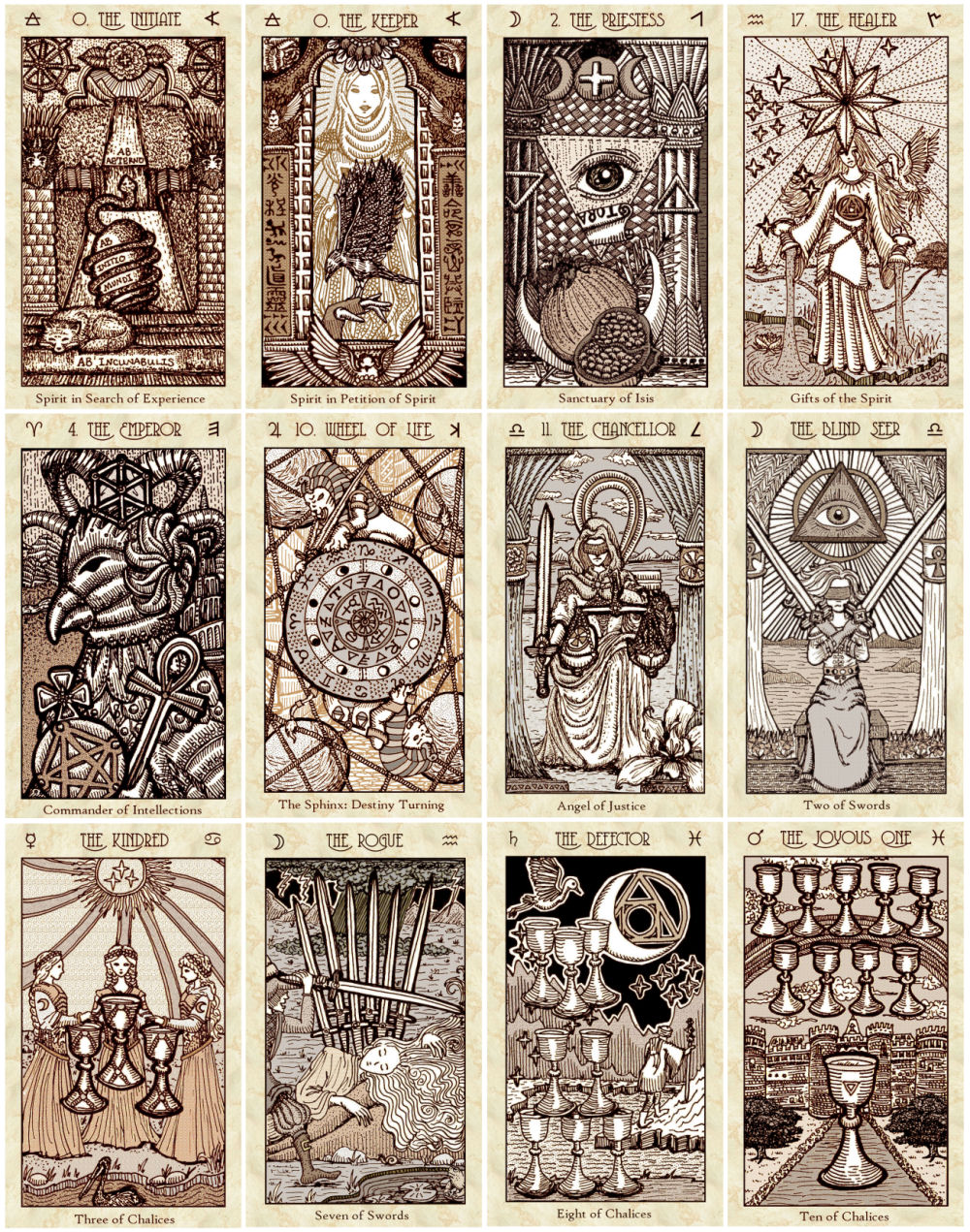 Buy the Spirit Keeper’s Tarot, Vitruvian Ed. – benebell wen