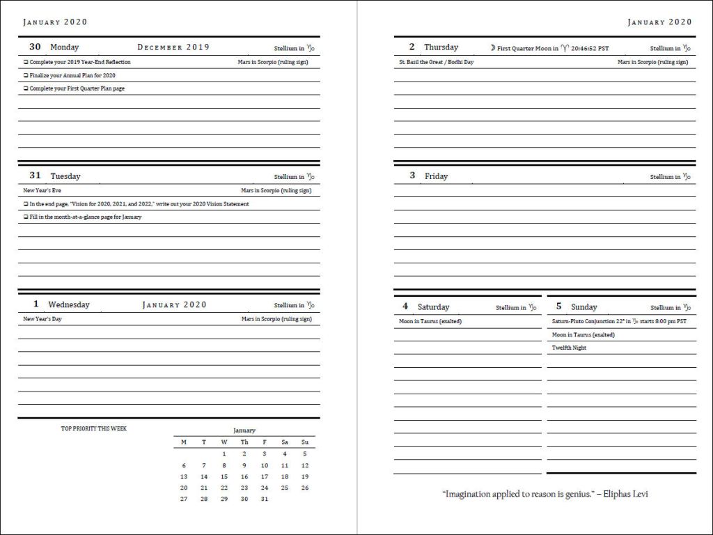 Order the 2020 Metaphysician’s Day Planner + the DIY SKT Mini ...