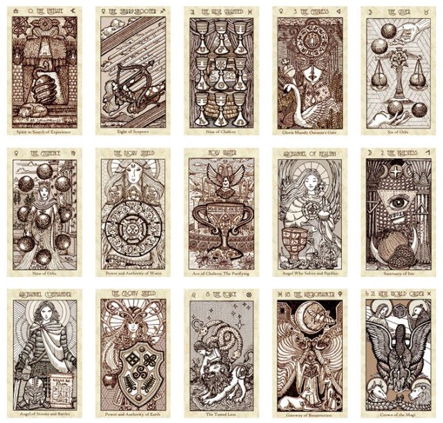 SKT 3″ x 5″ Tarot Stickers (Template Download) – benebell wen