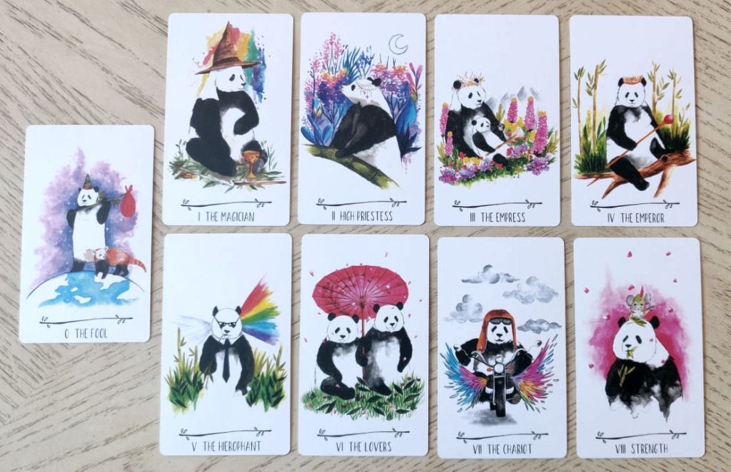 Way of the Panda Tarot by Kim Tsan – benebell wen
