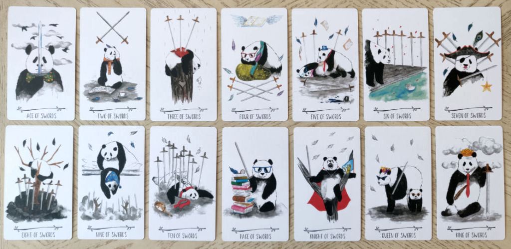 Way of the Panda Tarot by Kim Tsan – benebell wen