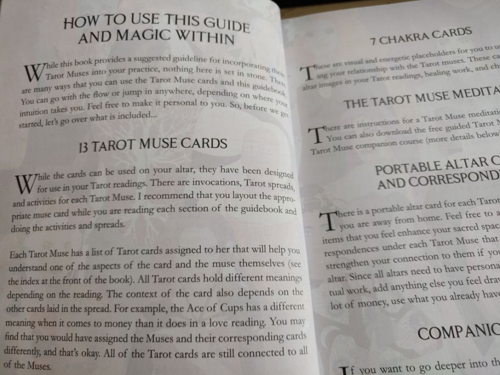 The Muses of Tarot by Ethony: Book and Deck Set – benebell wen