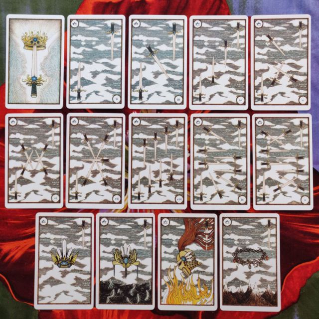 Flip-through of the Elemental Power Tarot – benebell wen