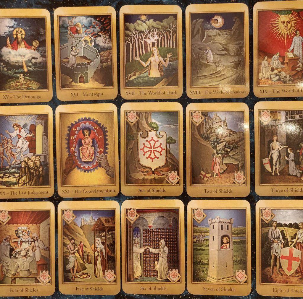 The Cathar Tarot by John Matthews and Wil Kinghan – benebell wen