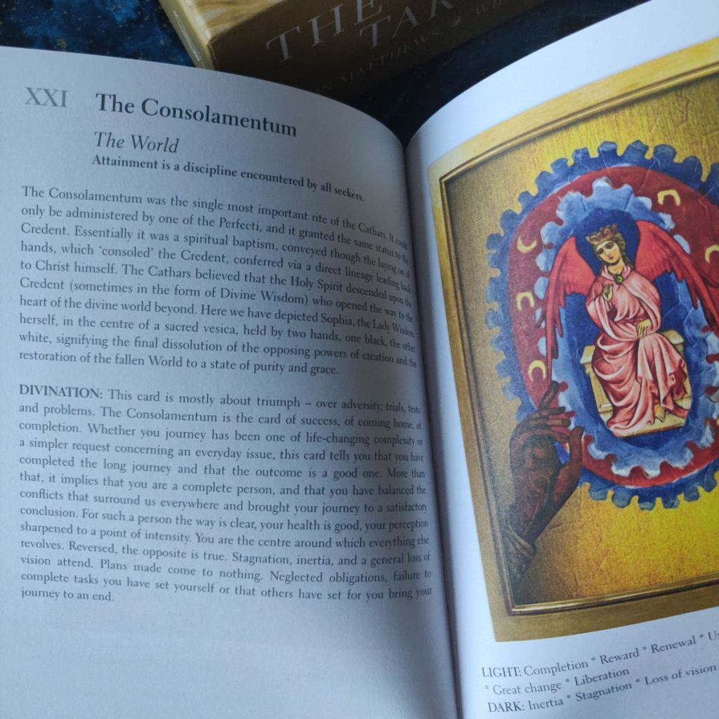 The Cathar Tarot by John Matthews and Wil Kinghan – benebell wen