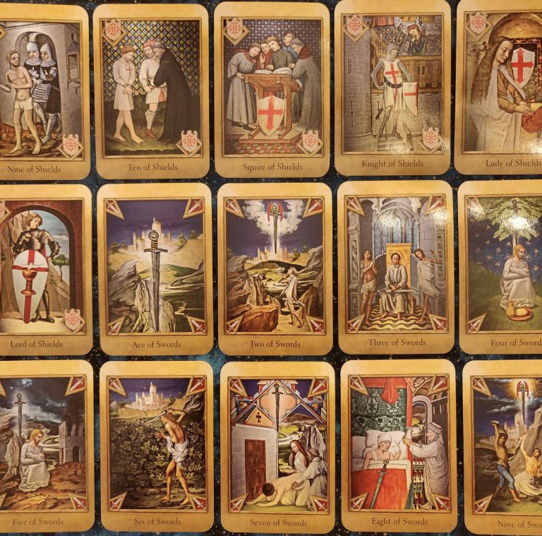 The Cathar Tarot by John Matthews and Wil Kinghan – benebell wen