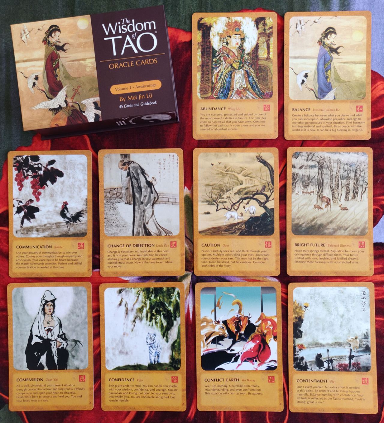 Wisdom of the Tao Oracle Cards by Mei Jin Lu (Vol. I and Vol. II ...
