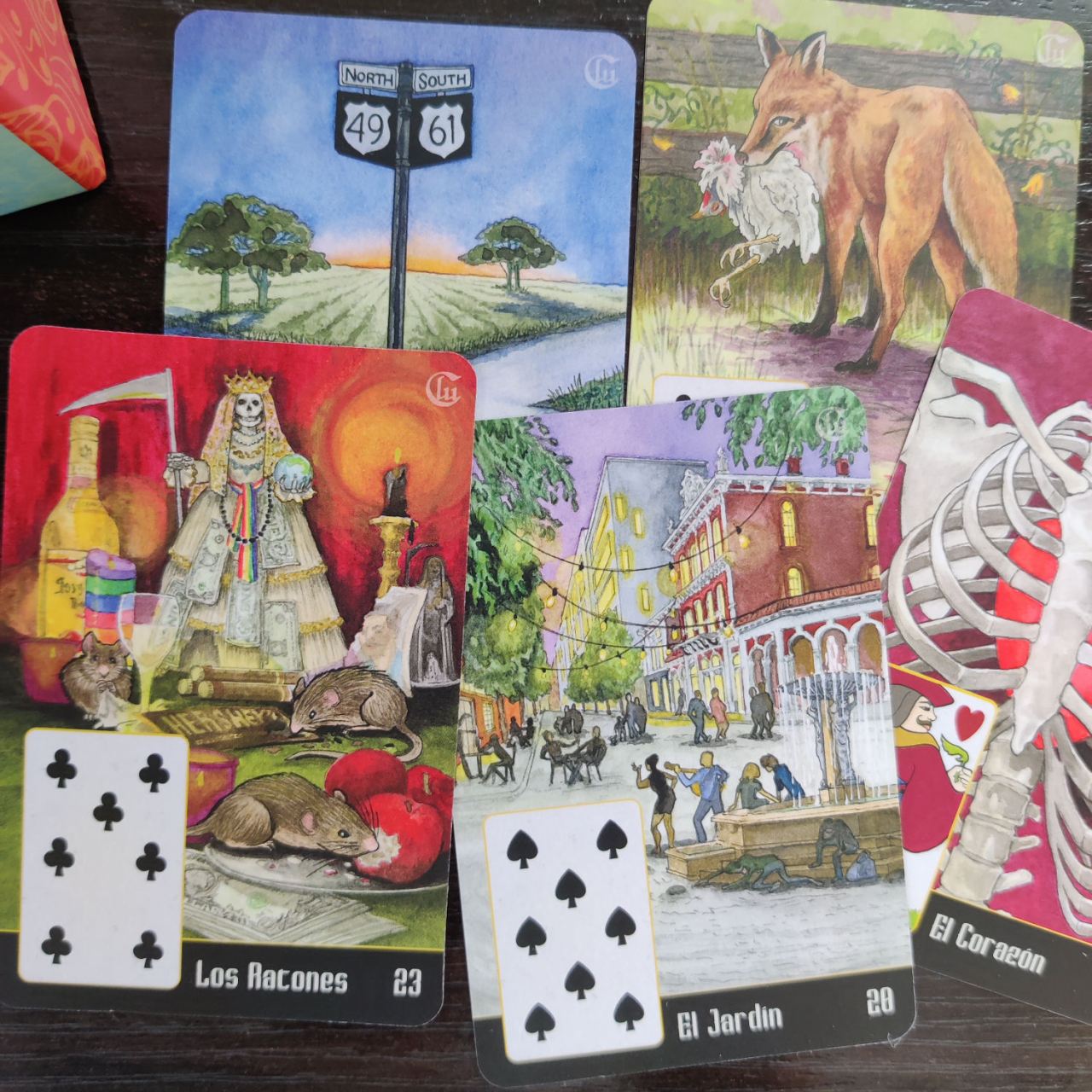 La Santa Muerte Lenormand by Dan M. Pelletier and Illustrated by Callie ...