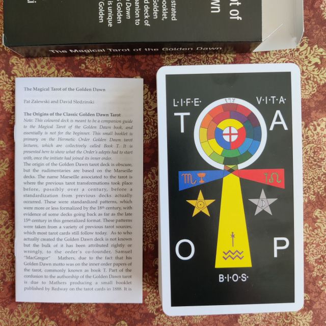 The Magical Tarot of the Golden Dawn by Pat Zalewski and David ...
