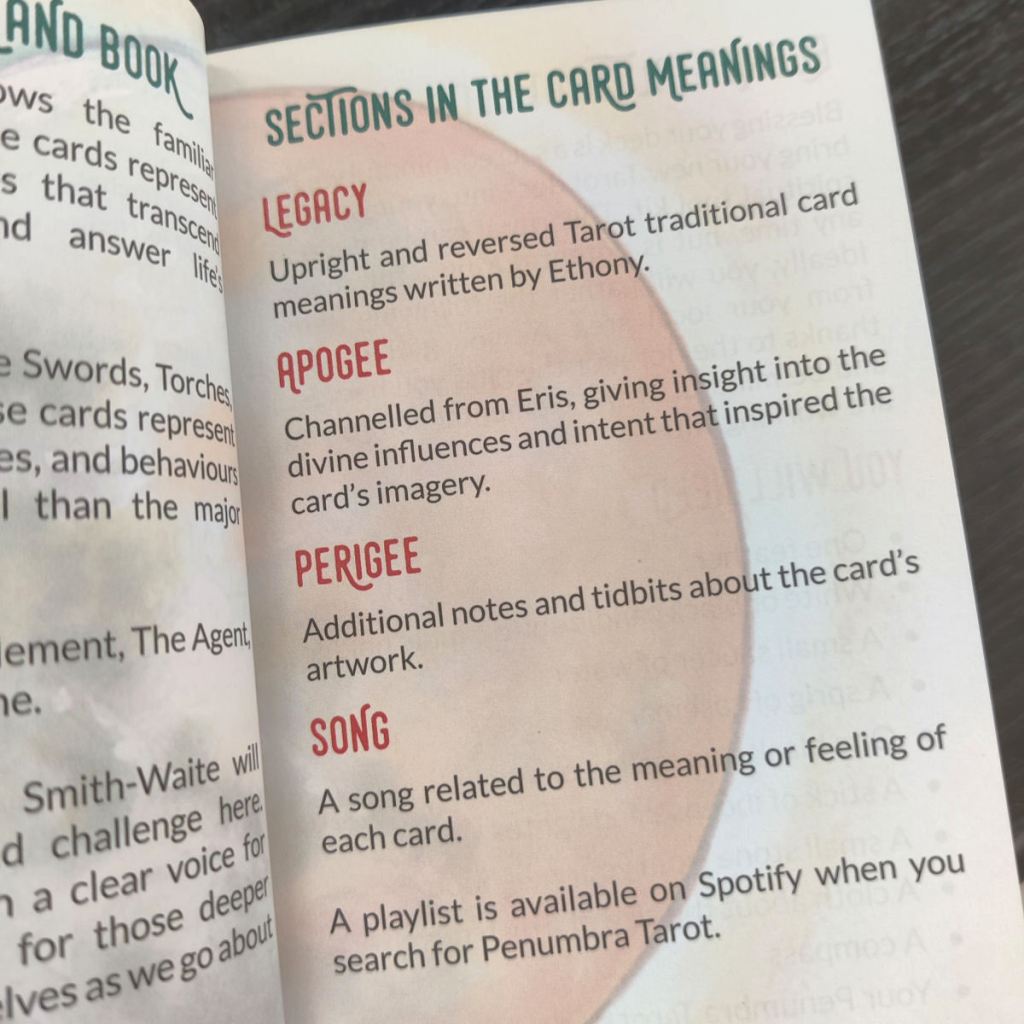 The Penumbra Tarot by Eris Elizabeth and Ethony – benebell wen