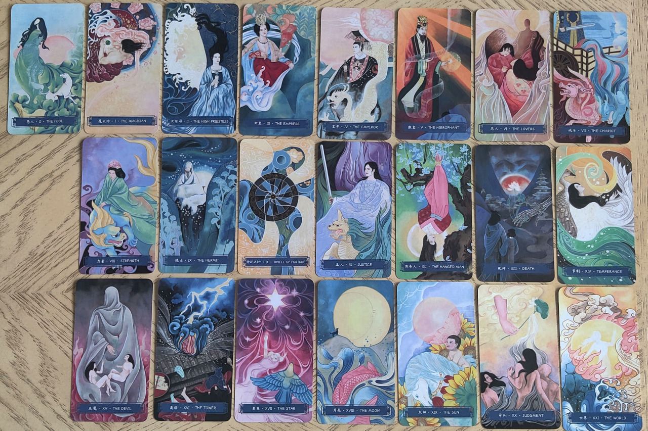Eastern Ink Tarot by Zhong Ling, Li Kang, and Sasha Graham – benebell wen
