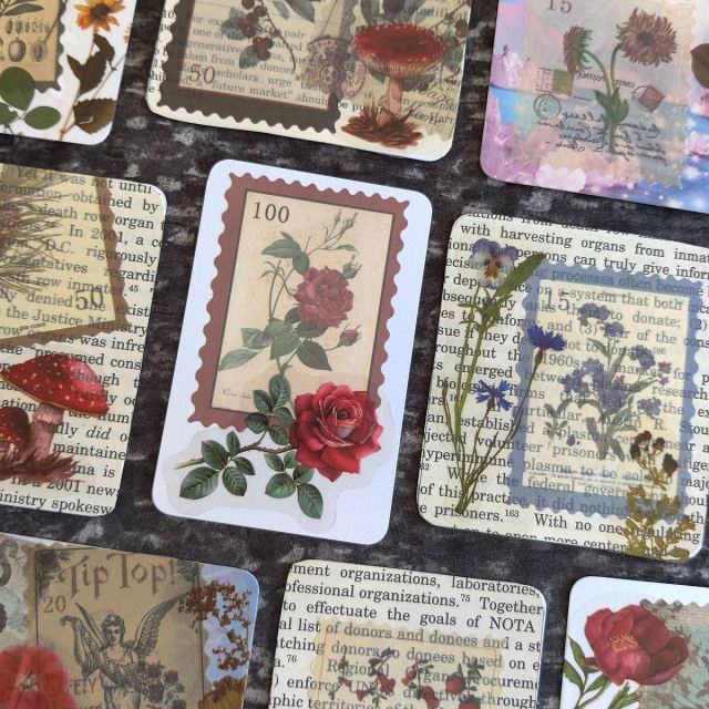Art Project: Scrapbook Collage Cards – benebell wen