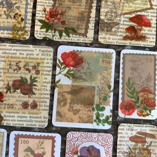 Art Project: Scrapbook Collage Cards – benebell wen