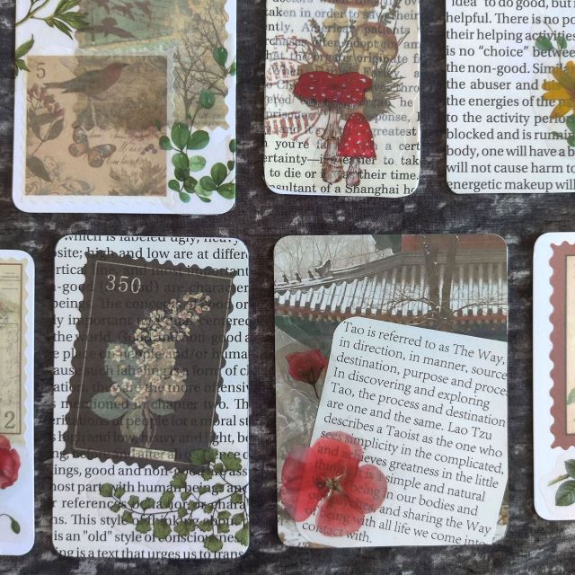 Art Project: Scrapbook Collage Cards – benebell wen