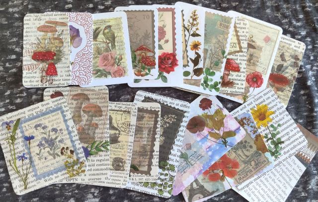 Art Project: Scrapbook Collage Cards – benebell wen