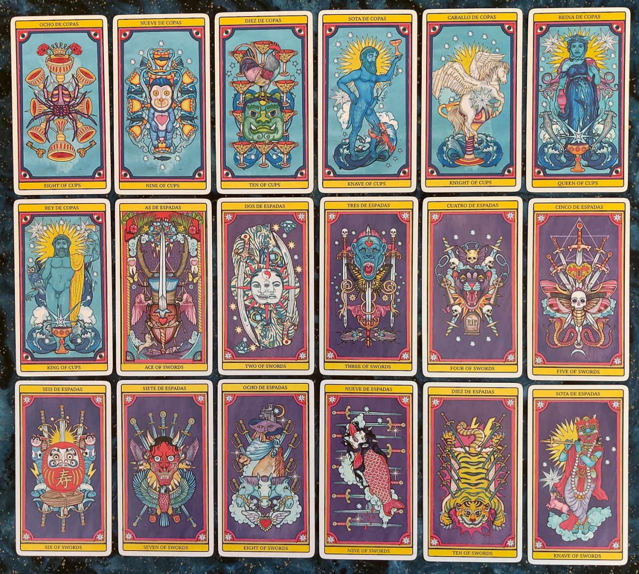 Tarot de El Dios de los Tres (The God of Three Tarot) by Javier Navarro ...