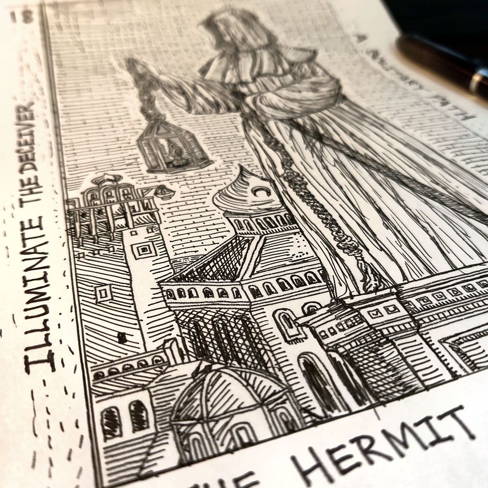 Thoughts on Machine Qi (Soul?) & Drawing The Hermit Card – benebell wen