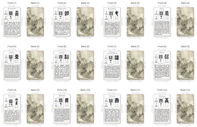 I Ching Oracle Cards (Free Printables) – benebell wen