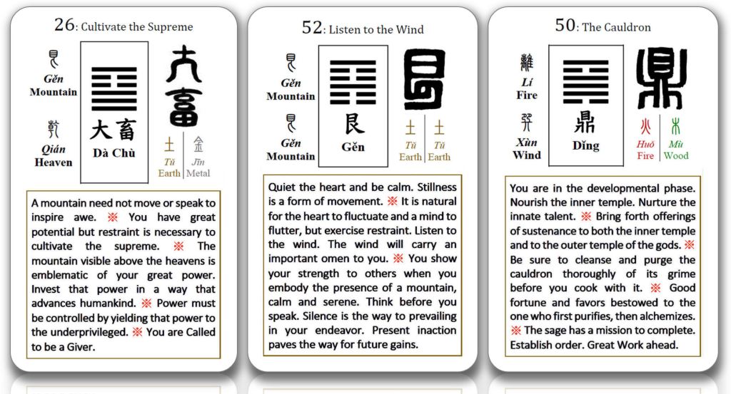 I Ching Oracle Cards (Free Printables) – benebell wen